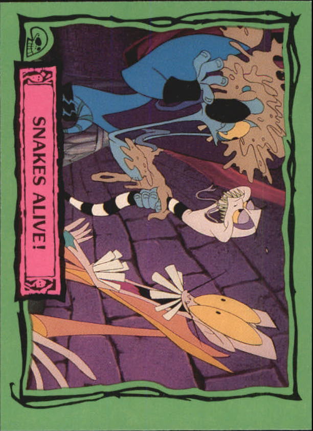 1990 Dart FlipCards Beetlejuice #72 Snakes Alive - NM-MT - Jim & Steve ...