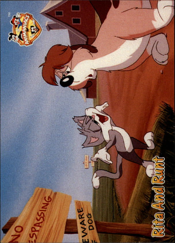 1995 Topps Animaniacs #52 Rita and Runt - NM-MT