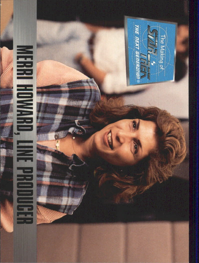 1994 SkyBox Making of Star Trek The Next Generation #74 Merri Howard ...