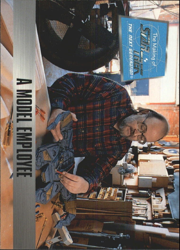 1994 SkyBox Making of Star Trek The Next Generation #83 A Model ...