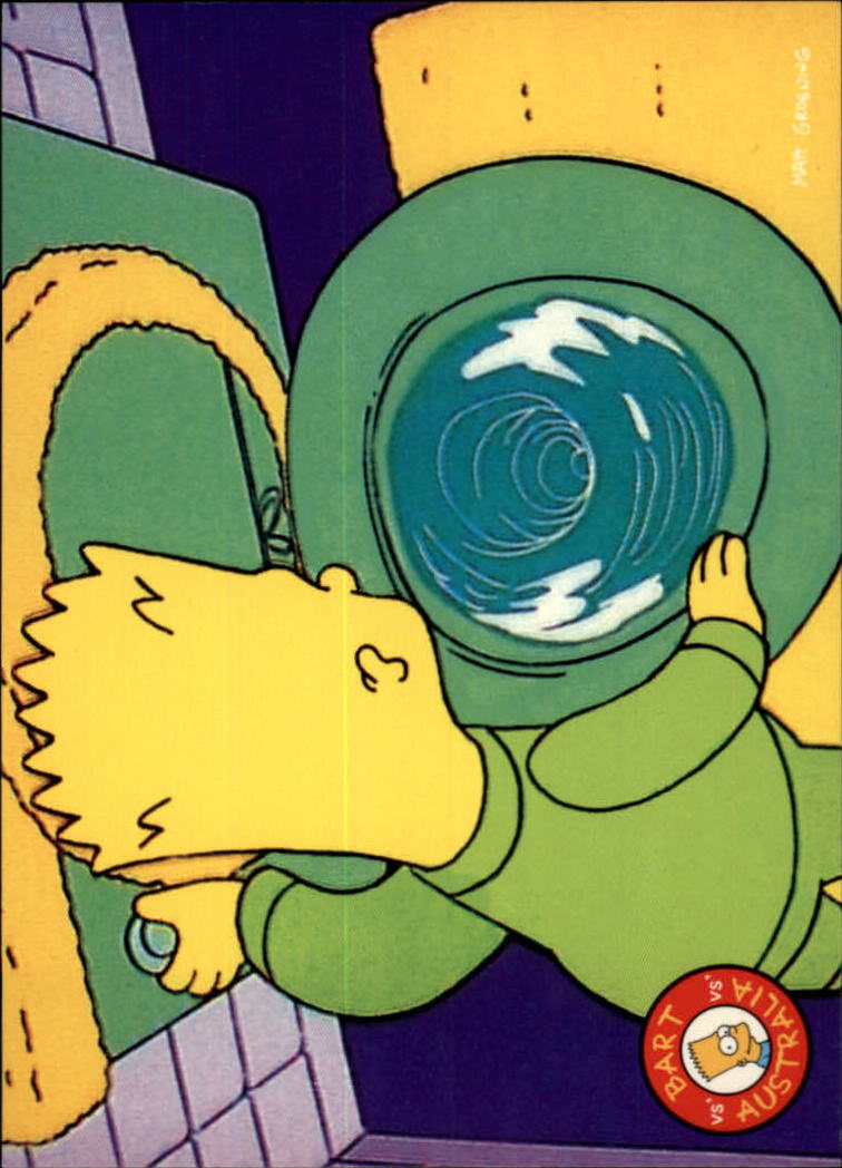 1996 Tempo The Simpsons Down Under #40 Bart vs. Australia - NM-MT