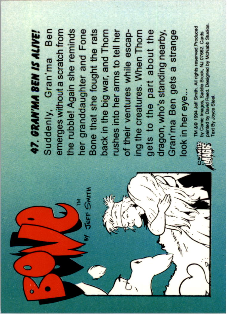 1994 Comic Images Bone Series One #47 Gran'ma Ben Is Alive - EX-MT