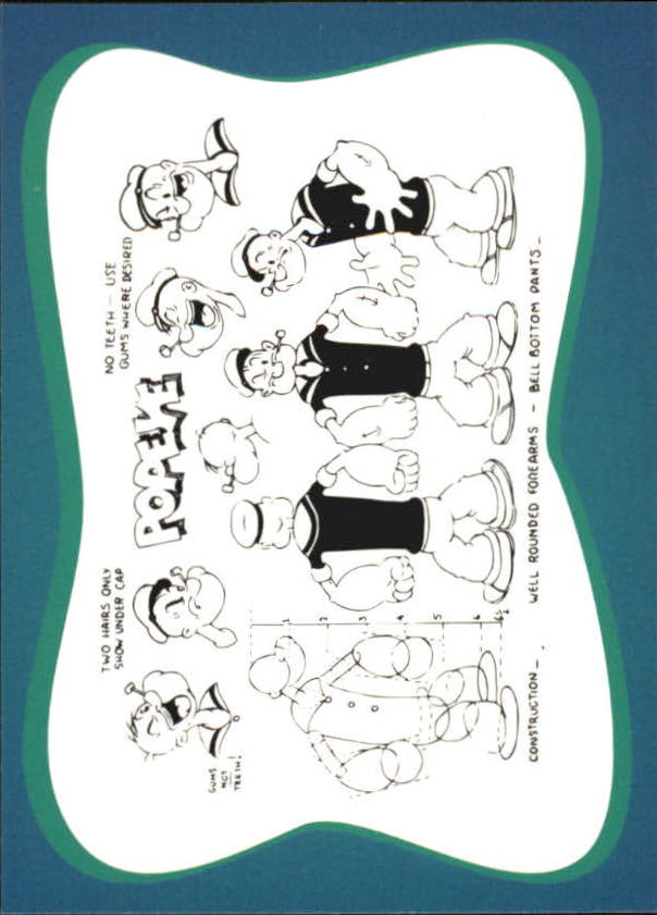 1994 Card Creations Popeye #96 The Construction of Popeye - NM-MT