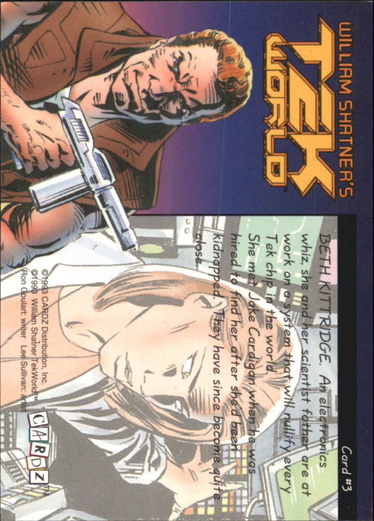 1994 Cardz William Shatner's Tek World #3 Beth Kittridge - EX-MT
