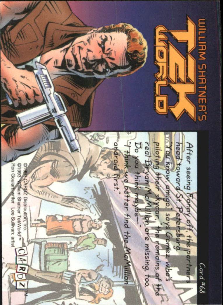 1994 Cardz William Shatner's Tek World #68 After Seeing Fanny Off - NM