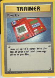 1999 Pokemon Base 1st Edition #87 Pokedex U/(Thick Stamp) - NM-MT