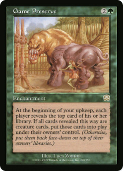 1999 Magic: The Gathering Mercadian Masques #248 Game Preserve R - NM-MT