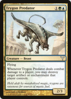 2006 Magic The Gathering Dissension #133 Trygon Predator U - NM-MT