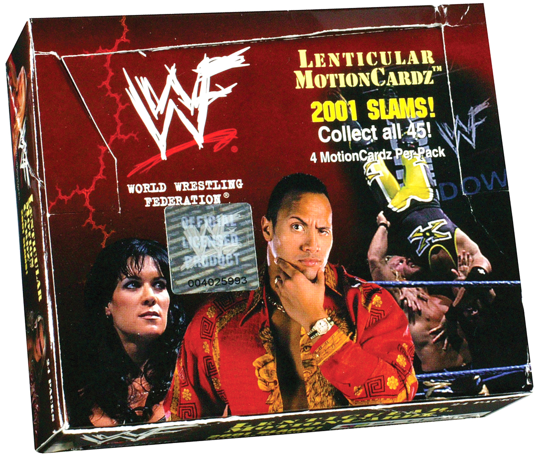 2001 Artbox WWF Slams! MotionCardz Wrestling Hobby Box