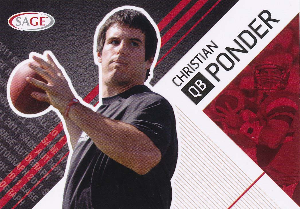 Sage Autographed_Christian Ponder - Beckett News