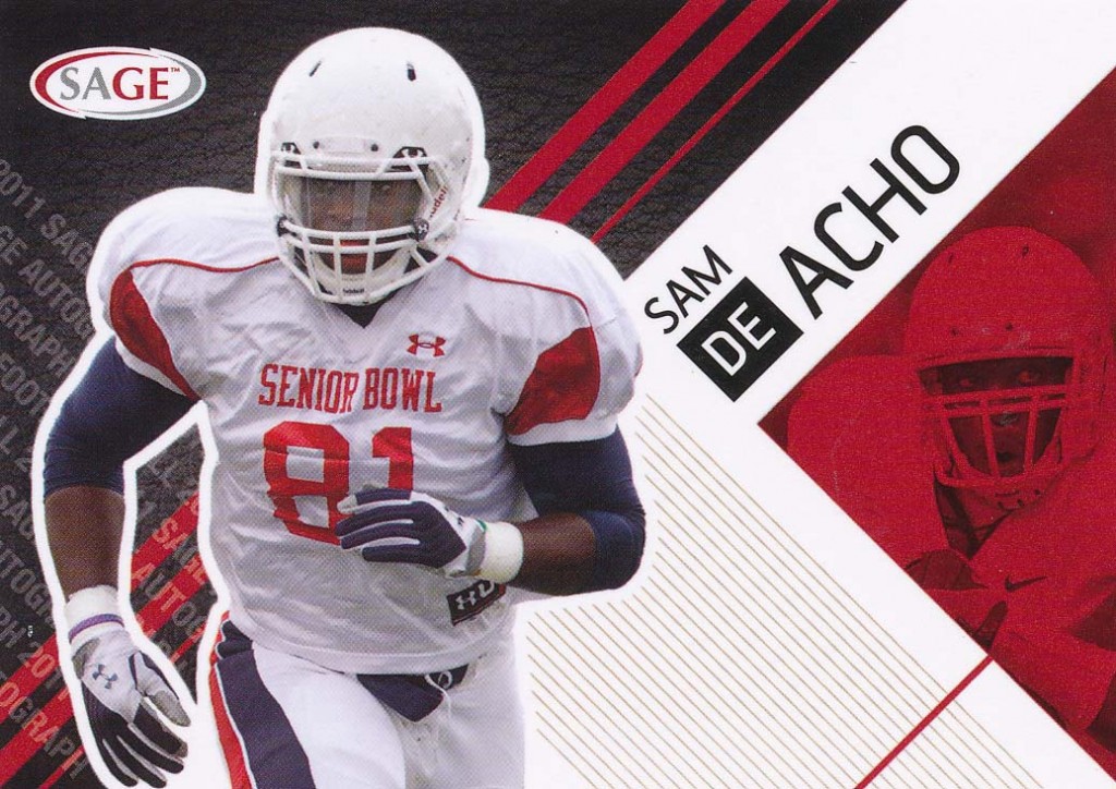 Sage Autographed_Sam Acho - Beckett News