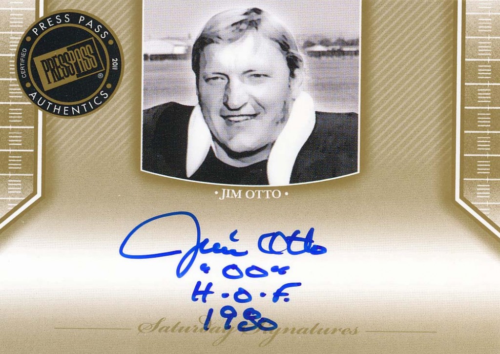 2011 Legends_Jim Otto Inscription - Beckett News