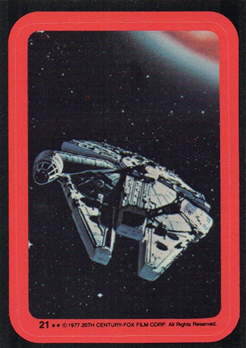 Seeing all the 1977 Topps Star Wars Stickers bring the memories rushing ...