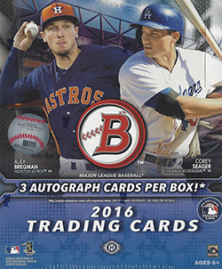 2016 Bowman Baseball Box Busters