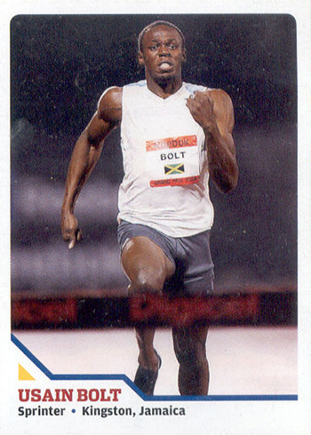 Usain Bolt Cards Checklist and Gallery