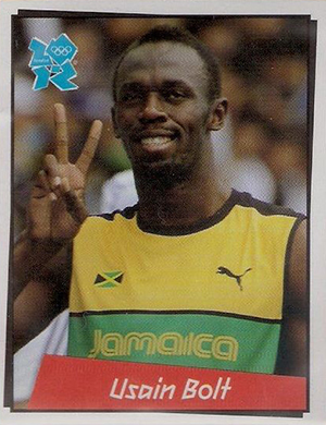 Usain Bolt Cards Checklist and Gallery