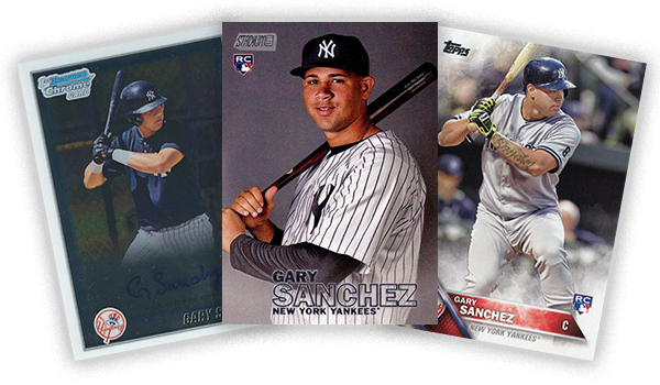 Gary Sanchez Rookie Card and Top Prospect Cards