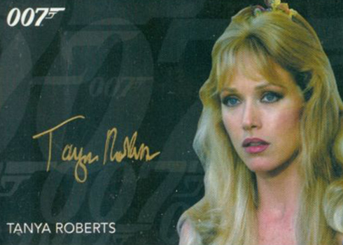 2017 James Bond Archives Gold Signature Tanya Roberts - Beckett News