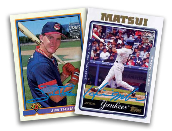 2017 Topps Archives Signatures Series Postseason Edition Checklist