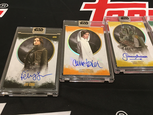 2017 Topps Transcendent Baseball, Star Wars Stellar Signatures Teased