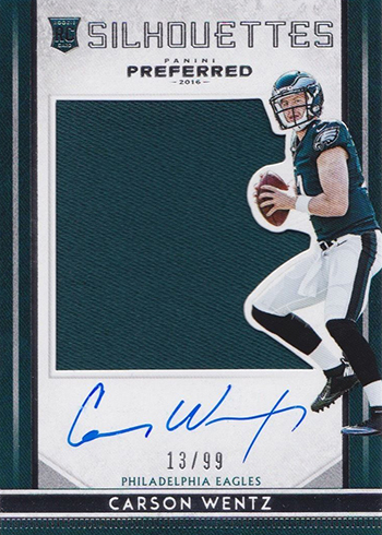 Most Valuable Carson Wentz Rookie Card Rankings