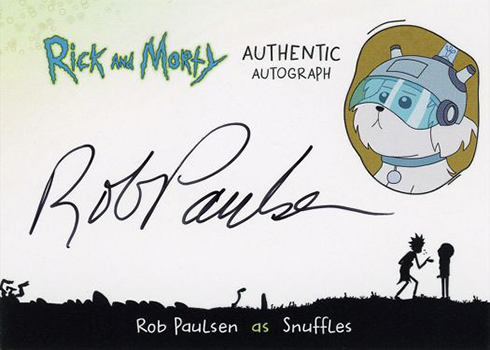 Rick and Morty Season 1 Autographs Card Checklist, Gallery