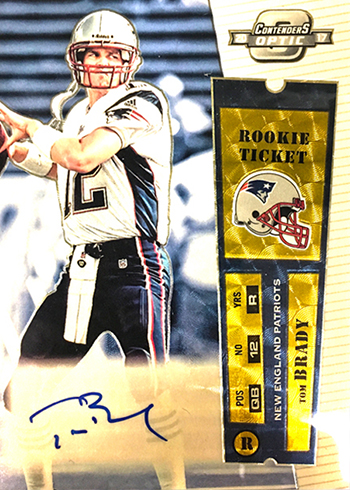 Tom Brady Autographs in Several 2018 Panini Football Products
