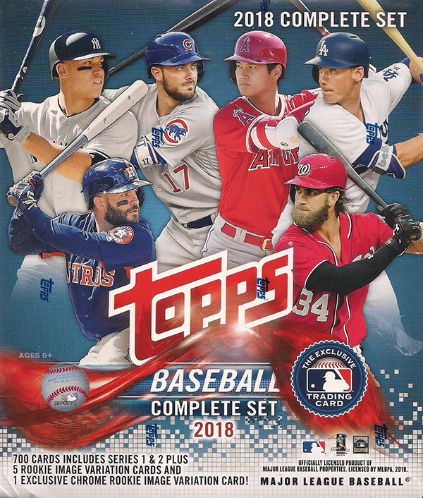 2018 Topps Baseball Walmart Factory Set Chrome Rookie Variations ...