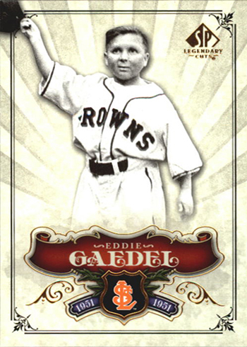 Eddie Gaedel Cards and Memorabilia Highlights