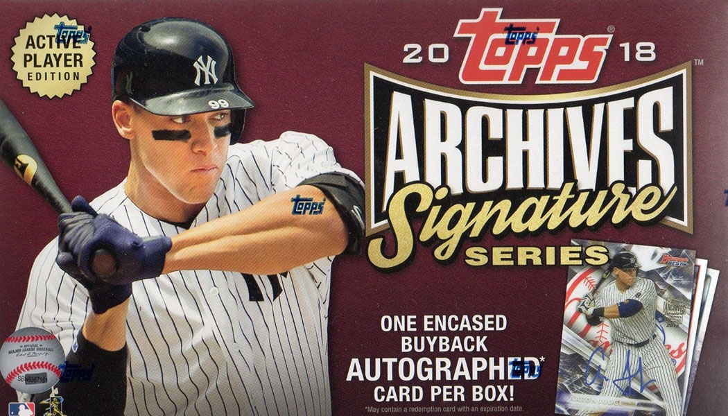 2018 Topps Archives Signature Series: Active Player Edition Checklist