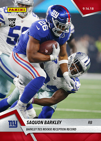 2018 Panini Instant Football Checklist, Gallery and All You Need to Know