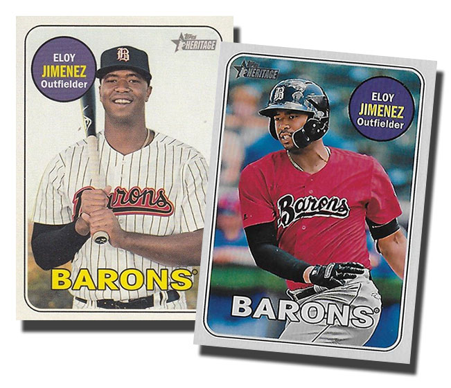 2018 Topps Heritage Minors Baseball Variations Guide, Gallery, Checklist