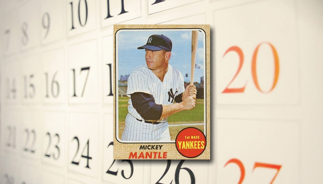 Mickey Mantle Returns to Topps for New Baseball Cards