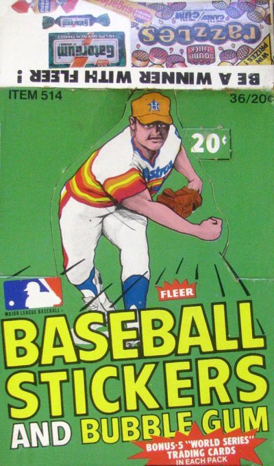 1980 Fleer Team Stickers Checklist and Baseball Card Details