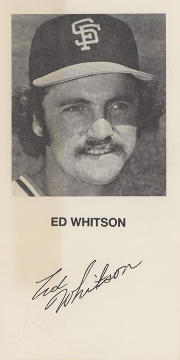 1980 Giants Team Issue Checklist and Baseball Card Details