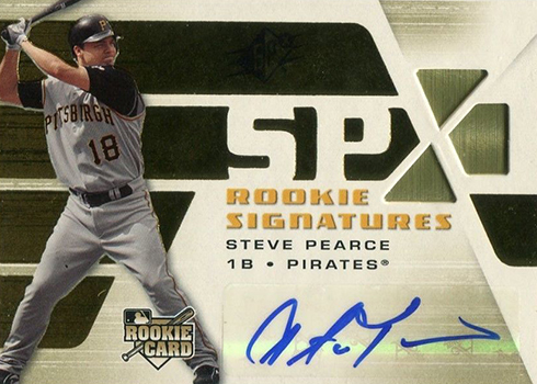 Steve Pearce Rookie Card Checklist, Gallery and Details