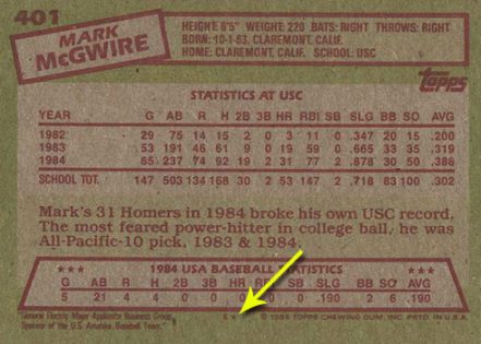 How to Tell Topps and Topps Tiffany Baseball Cards Apart Using Backs