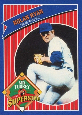 1992 Mr. Turkey Superstars Baseball Cards Checklist, Details, Variations