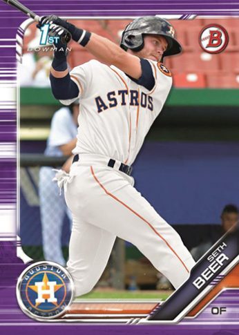 2019 Bowman Baseball Cards Checklist, Team Set Lists, Pack Odds
