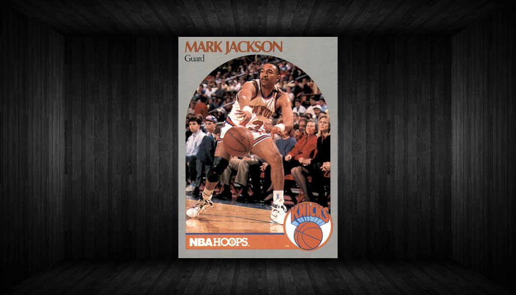 Lyle, Eric Menendez on the 1990-91 Hoops Mark Jackson Basketball Card