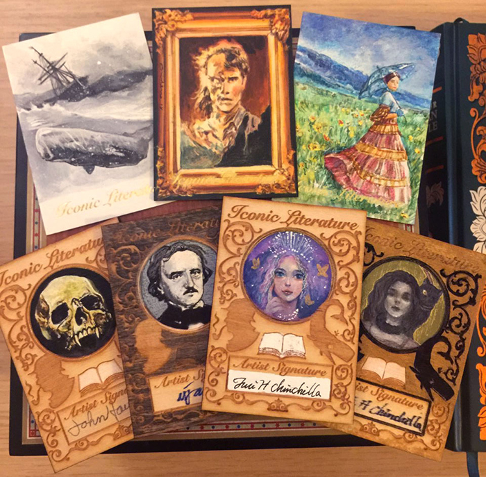 2019 Iconic Creations Iconic Literature Trading Cards Details, Artists