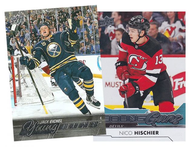 Jack Eichel, Nico Hischier Sign Autograph Deals with Upper Deck