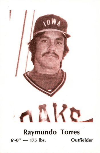 1980 Iowa Oaks Police Checklist and Baseball Card Details