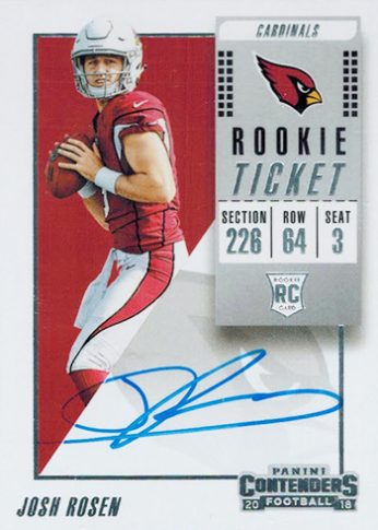 2018 Panini Contenders Football Short Prints Checklist and Print Runs