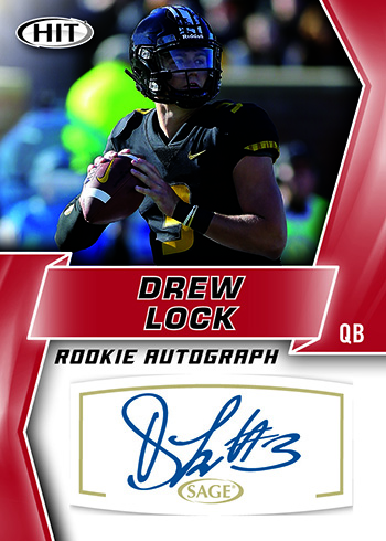 2019 SAGE Hit Premier Draft Football Cards Checklist, Release Date