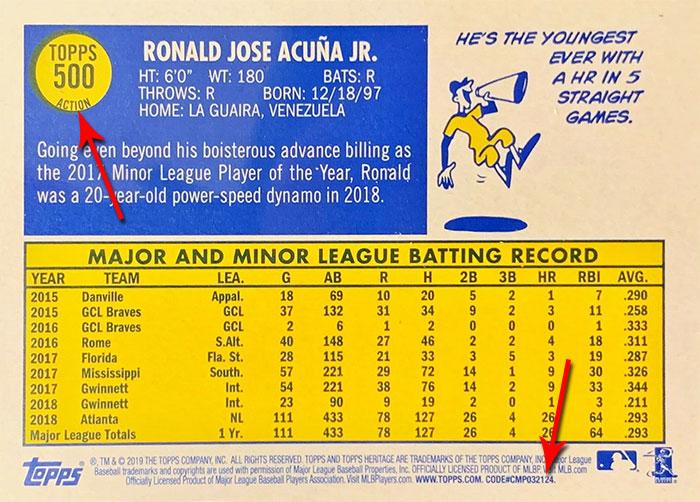 2019 Topps Heritage Baseball Variations Guide: Checklist, Gallery, Full ...