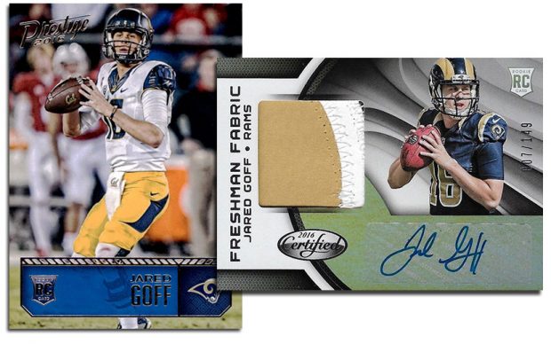 Jared Goff Rookie Card Rankings and What's the Most Valuable