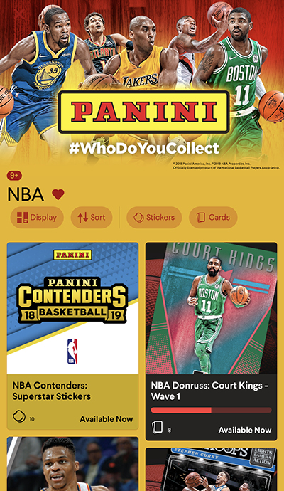 Quidd Adds Panini NBA Digital Cards and Stickers
