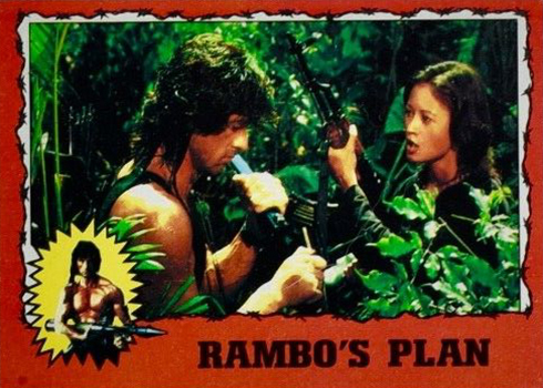1985 Topps Rambo: First Blood Part II Trading Cards Checklist, Details