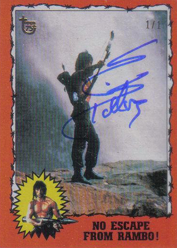 1985 Topps Rambo: First Blood Part II Trading Cards Checklist, Details